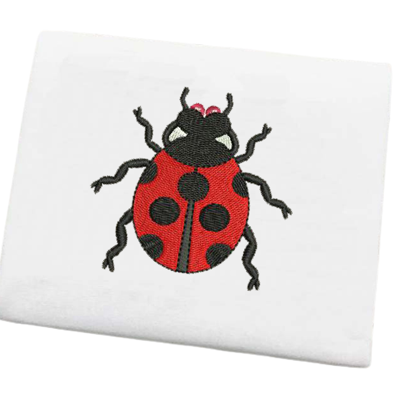 Lady bug | Embroidery Digitizing Studio