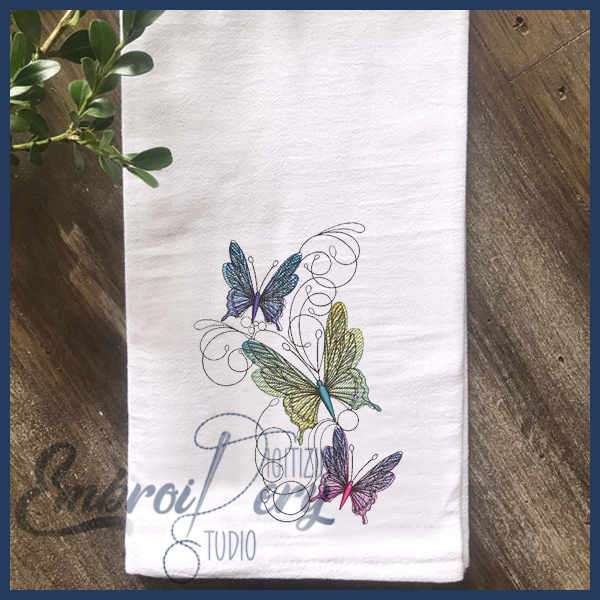 Butterfly Scroll Designs